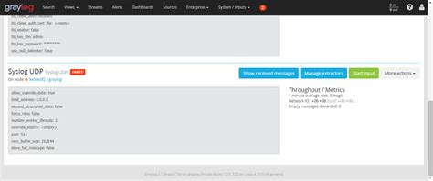 Issue About Input Syslog Failed On Graylog Graylog Central Peer