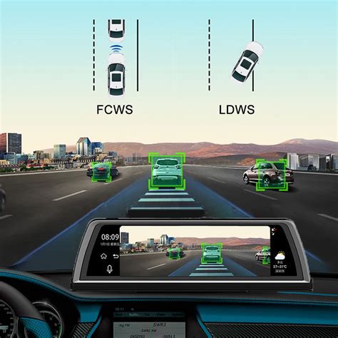 4G Wifi Android ADAS Car DVR Dash Cam 10 Inch Full HD 1080P