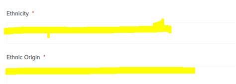 Person Eit Information Flexfields Showing Display Only On Job Application — Cloud Customer Connect