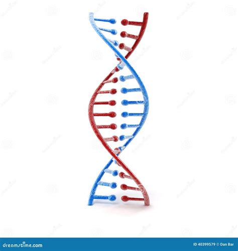 3d Render Of Dna Structure Stock Illustration Illustration Of Clone 40399579