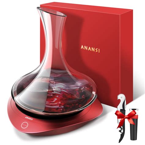 Electric Wine Decanter Shaker Automatic Rotating Red Wine Aerator Breather With Usb