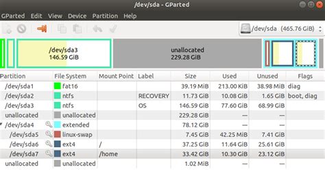 partitioning dual booting with windows unallocated space and how