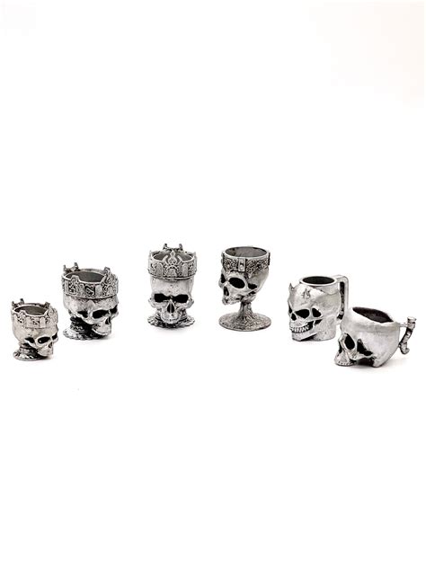 Dollhouse Miniature Scull Mug Devil Mug For Haunted House Scull Candy