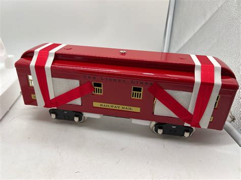 Lionel Classics 6 13400 323 Red Baggage Car Tinplate Standard Gauge Ne