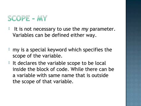 Introduction To Perllists Ppt