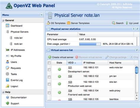 GitHub Sibprogrammer Owp OpenVZ Web Panel