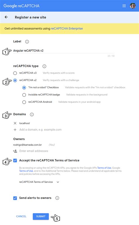 Adding the Google reCAPTCHA v to an Angular application Quick博客