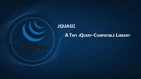 Jquasi A Tiny Jquery Compatible Library