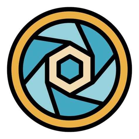 Premium Vector Camera Objective Icon Outline Camera Objective Vector