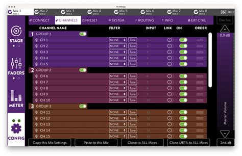 Edit Channel Information And Create Subgroups