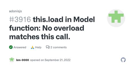 Thisload In Model Function No Overload Matches This Call · Adonisjs