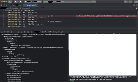 NSArrayM Mutated While Being Enumerated Issue 1645 React