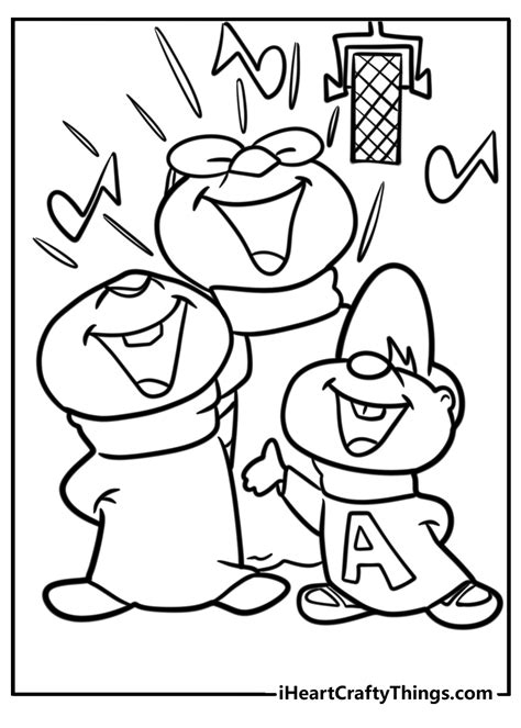 Printable Alvin And The Chipmunks Coloring Pages 2025
