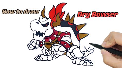 How To Draw Dry Bones Bowser
