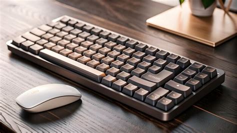 3d Icon Keyboard And Mouse Isolated Concept As A Vector Image Of A Sleek Keyboard And Mouse