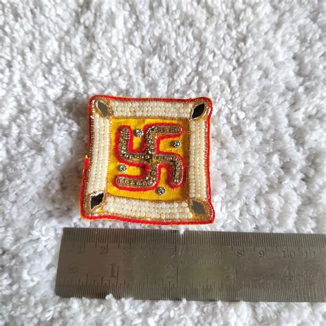 square swastik patch 10 pcs craft material hub