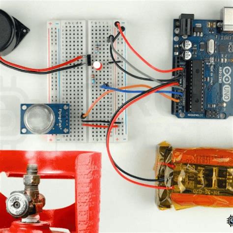 arduino gas leak detector using mq 5 economical