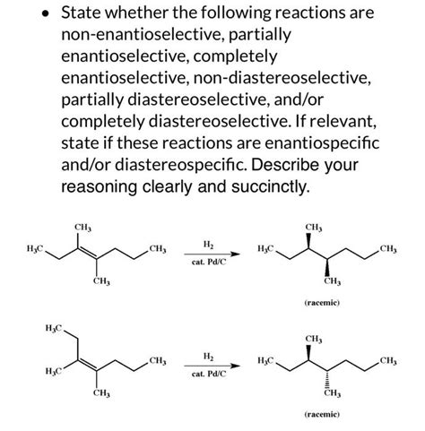 Solved State Whether The Following Reactions Are