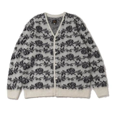 Needlesニードルズmohair Cardigan Rose Pu312 Needles トップス Men