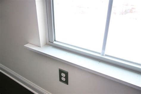 Interior Window Trim Sill Replacement