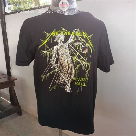 Metallica - And Justice For All, Men's Fashion, Activewear on Carousell