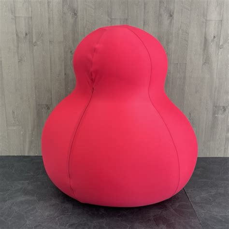 【楽天市場】★スーパーセール期間中限定ポイント10倍★ビーズソファ 【中古】展示品 Mogu ダルマンソファ カバー付き ダルマ型 ふんわり