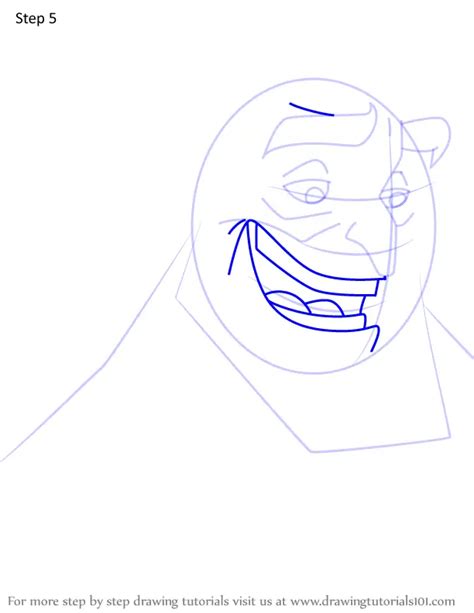 How To Draw Papi From The Emperors New Groove The Emperors New Groove Step By Step