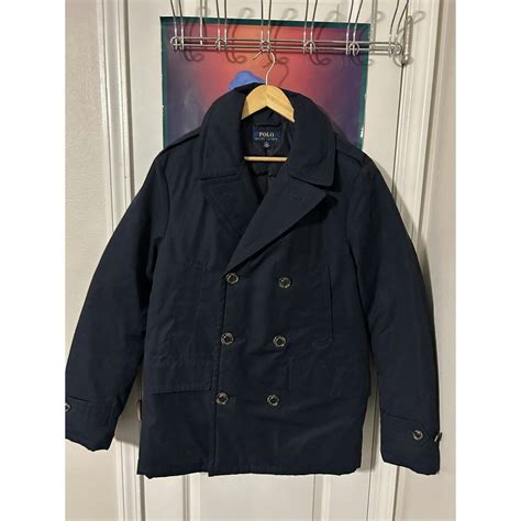 Ralph Lauren Mens Vintage Polo Sample Ralph Lauren Bubble Pea Coat