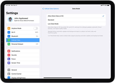 在 iPad 上使用 5G 官方 Apple 支持 中国