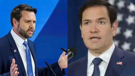 Marco Rubio Or Jd Vance Donald Trump Asks Donors Whom