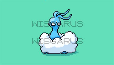 Wisgarus Altaria Nintendo Pokemon Animated Animated  Commission Looping Animation