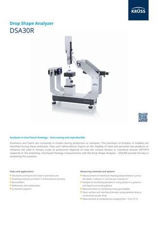 Contact Angle Measurement System Optical Tensiometer Goniometer Distributor Channel