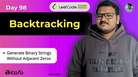 Generate Binary Strings Without Adjacent Zeros Leetcode 3211 Backtracking String Srkcodes