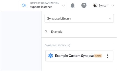 testing a custom synapse in syncari syncari