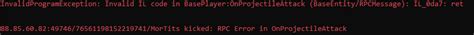 Umod Invalid Il Code In Baseplayeronprojectileattack Rust Community