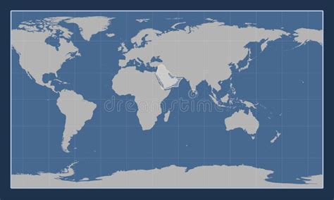 Arabian Tectonic Plate Contour Patterson Cylindrical Stock Illustration Illustration Of