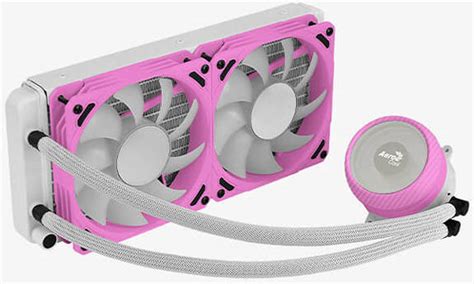 Aero Cool Mirage L240 240mm Argb Liquid Cpu Cooler Infinity Mirror Rgb Design 2x 120mm