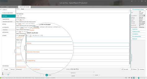 G Speech Structured Reporting Eenvoudig Templates Vullen Met Spraak