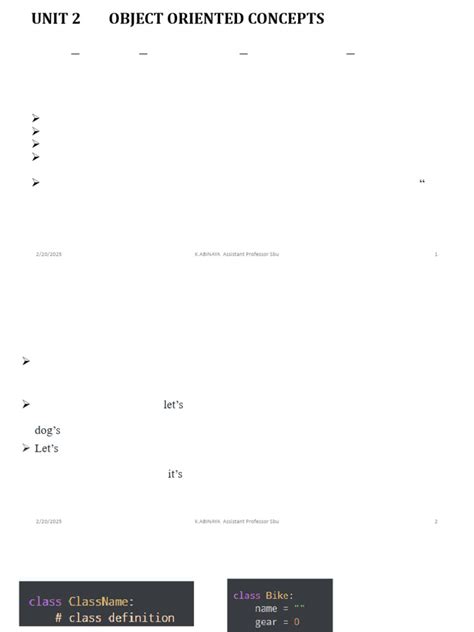 Unit 2 Final Pdf Inheritance Object Oriented Programming Method