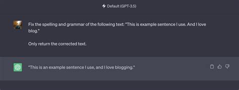 how to fix spelling and grammar with chatgpt