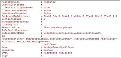 Working With Azure Web App Using Azure PowerShell