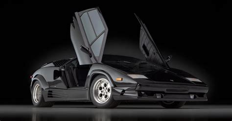 A Blacked Out Lamborghini Countach 25th Anniversary Edition Can Be