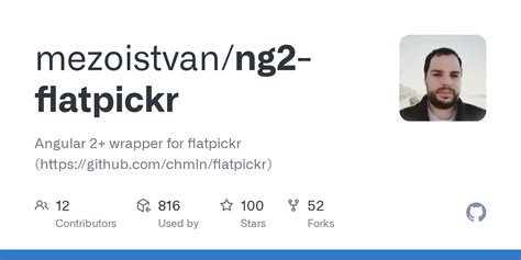 github mezoistvan ng2 flatpickr angular 2 wrapper for flatpickr