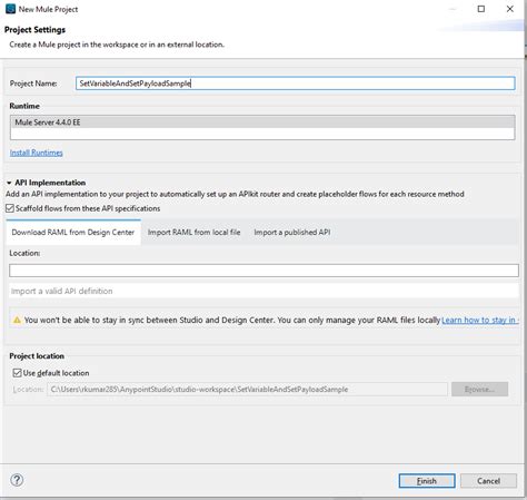 How To Set Variable And Payload In Mulesoft