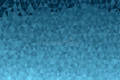 Polygonal Dark Blue Mosaic Background Abstract Low Poly Vector Illustration Stock Vector