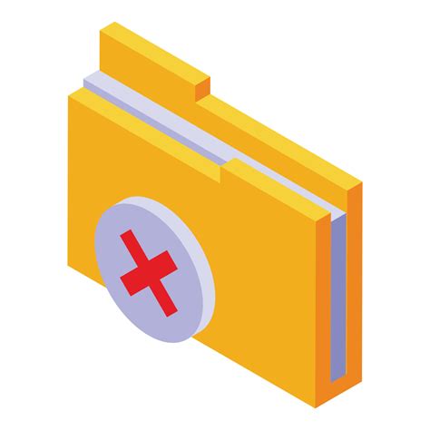 Closed Folder Icon Isometric Style 15647017 Vector Art At Vecteezy