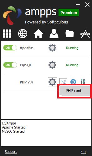 How To Change PHP Configuration AMPPS