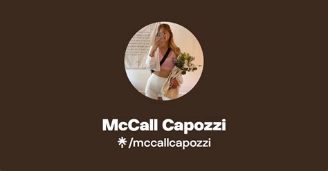 Mccall Capozzi Instagram Linktree