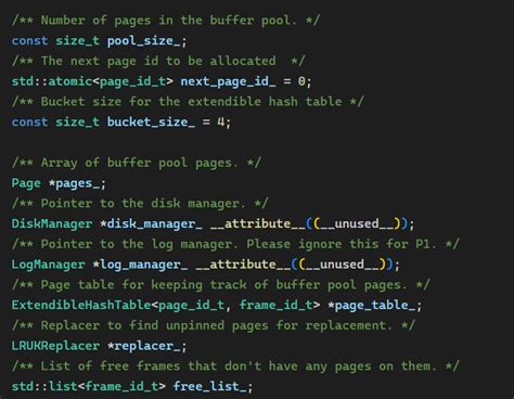 【cmu15 445数据库】bustub project 1：buffer pool cmu bustub csdn博客