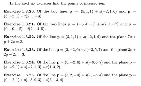 Solved In The Next Six Exercises Find The Points Of Chegg